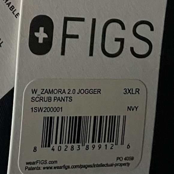 Figs | Pants & Jumpsuits | Figs Navy Jogger Scrub Pants With Gray ...